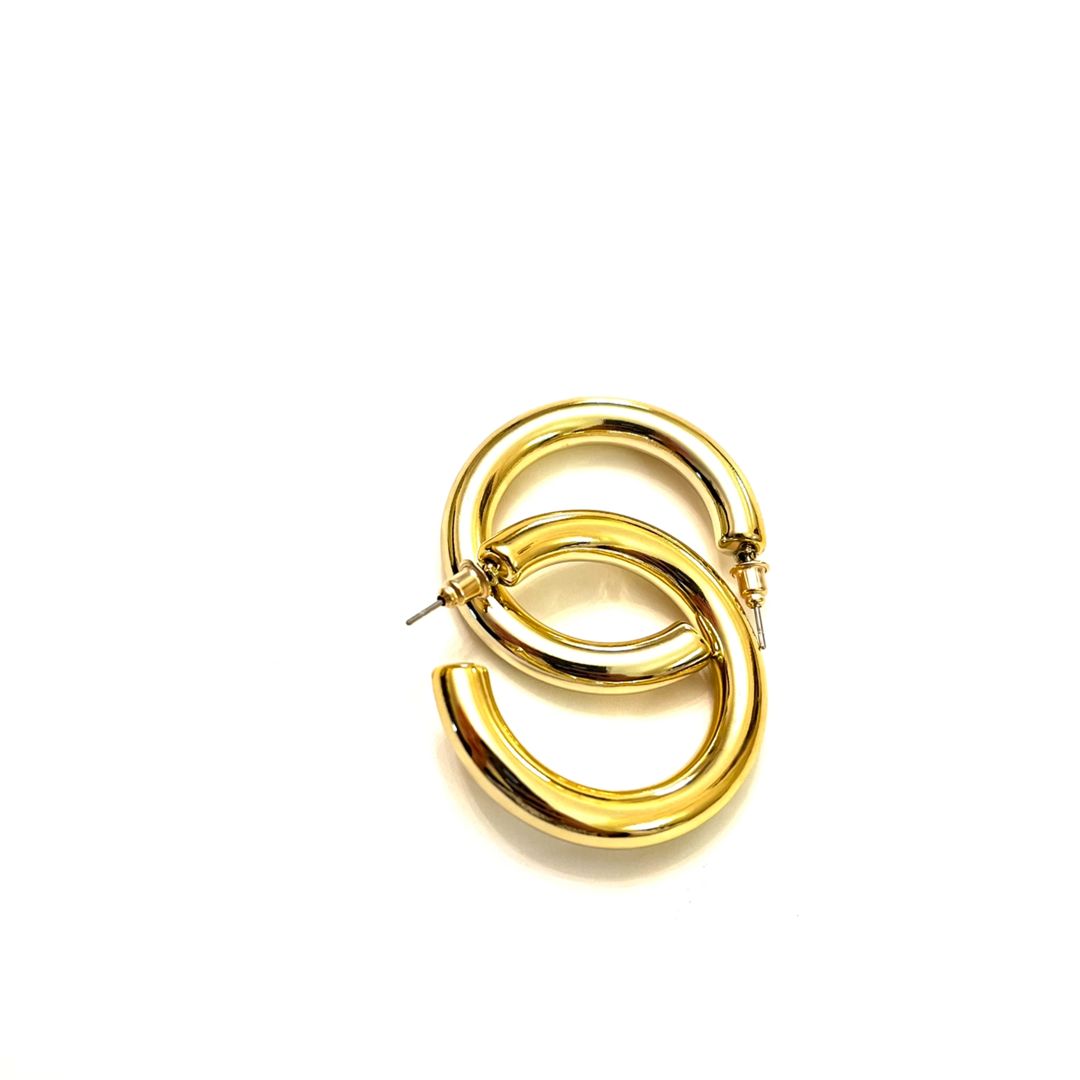 Gold Basic Earrings – TGS Worldwide