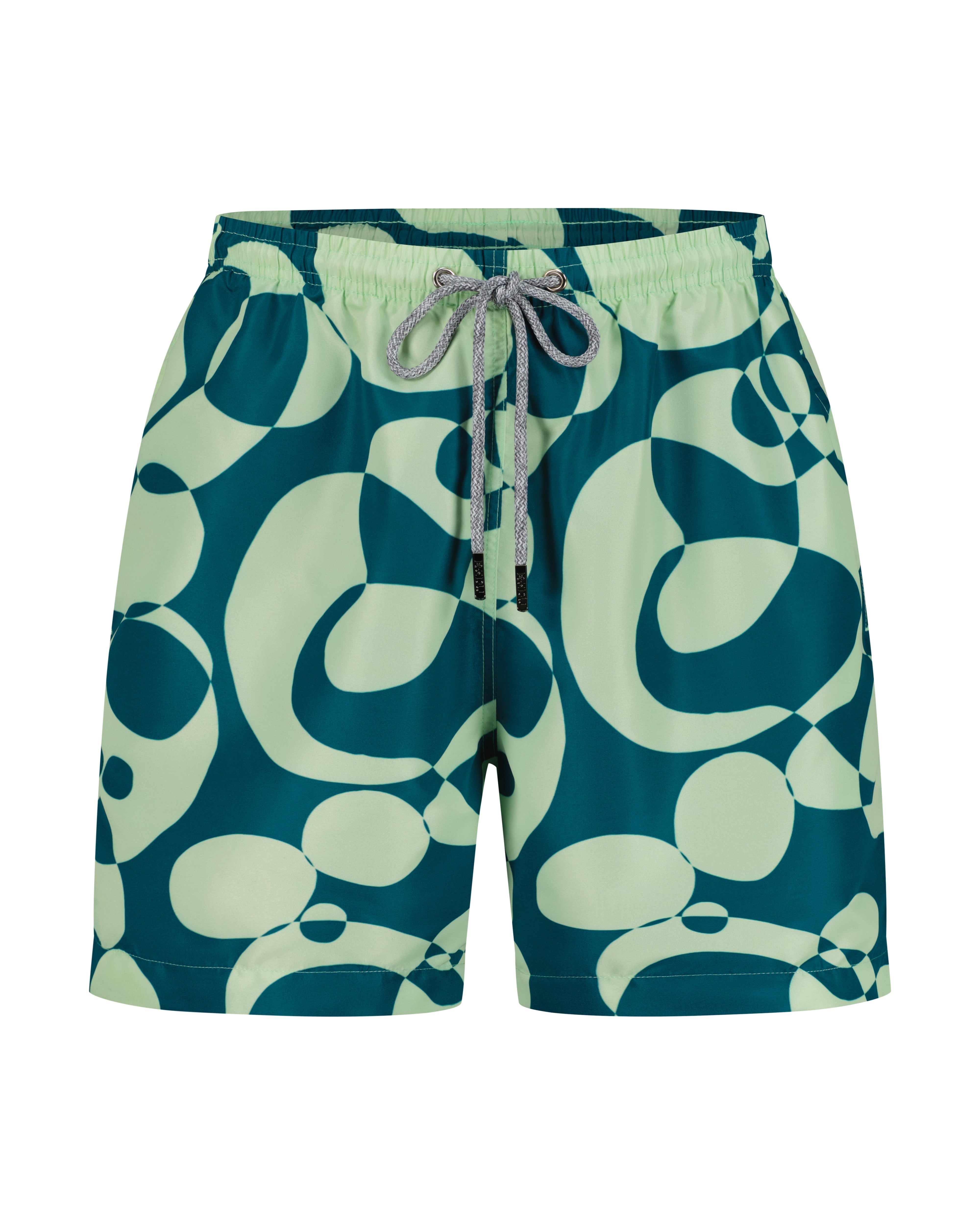 Green Abstract Swim Shorts – TGS Worldwide